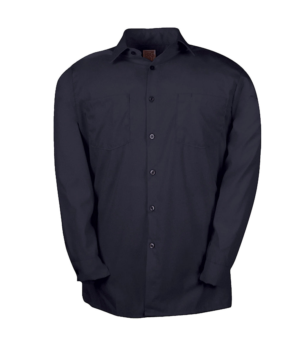 Poplin Long Sleeve Industrial Work Shirt - Big Bill